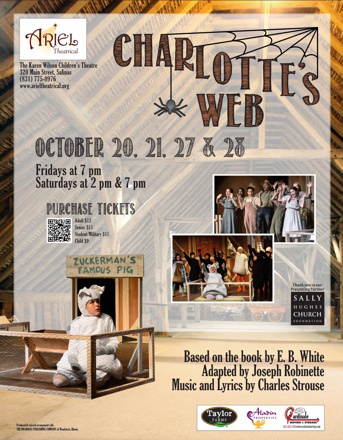 Round Up for Charlotte's Web at ARIEL Theatrical! | ARIEL Theatrical